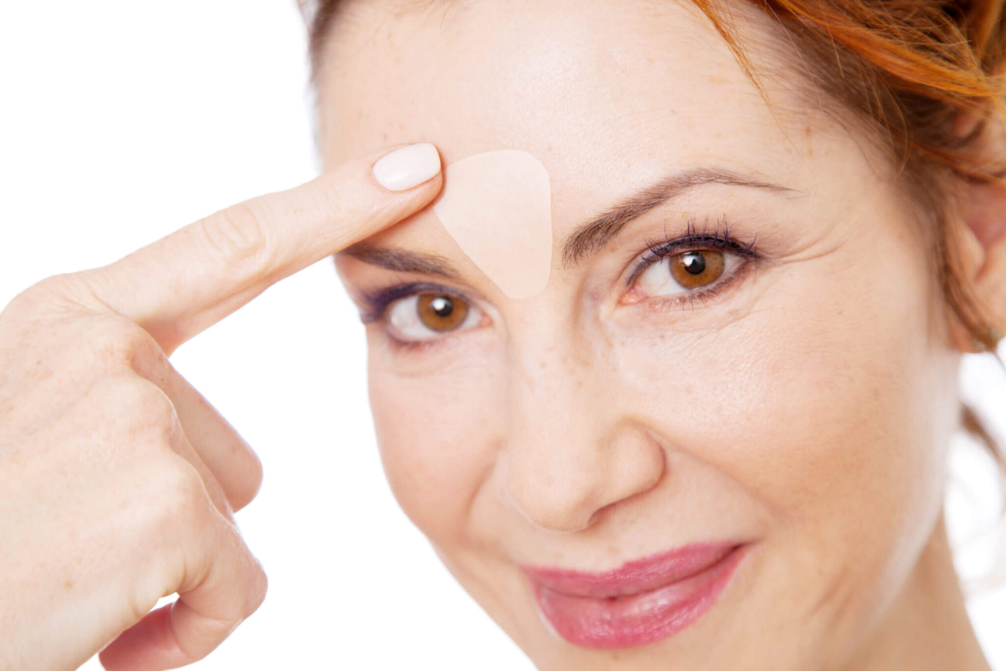 Plastry mimiczne na czoło, lwią zmarszczkę - 40 plastrów | Yogatwarzy